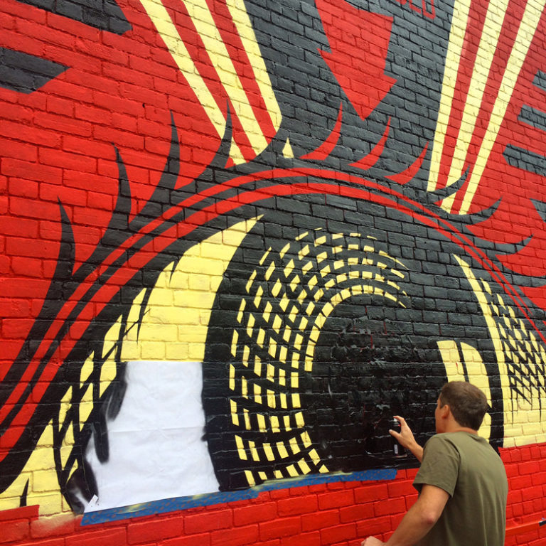 Peintures Murales Obey @ Toronto - Sneakers.fr