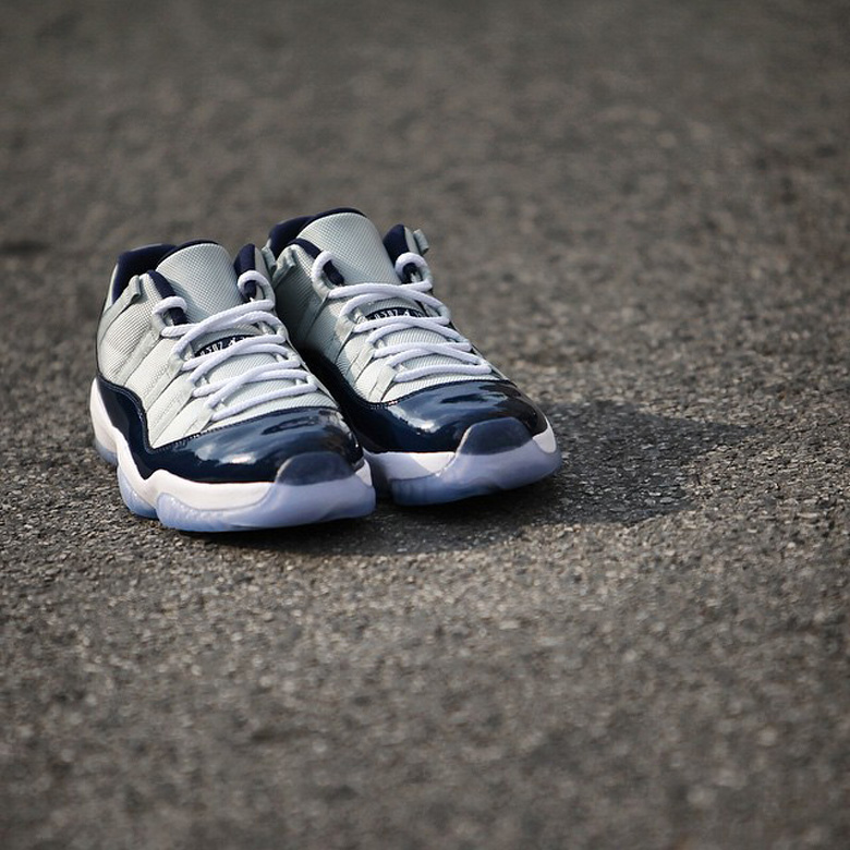 Air Jordan 11 Low « Georgetown » - Nouvelles photos - Sneakers.fr