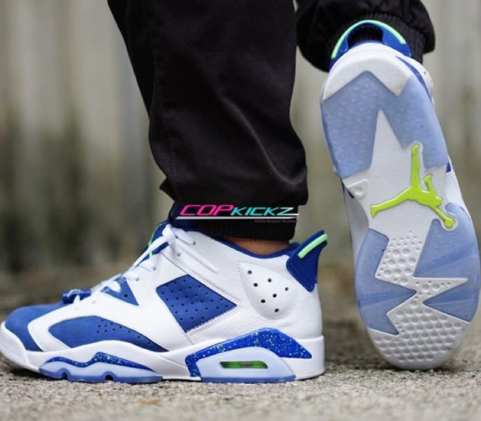 Air Jordan 6 Low Ghost Green "Seahawks" - Sneakers.fr