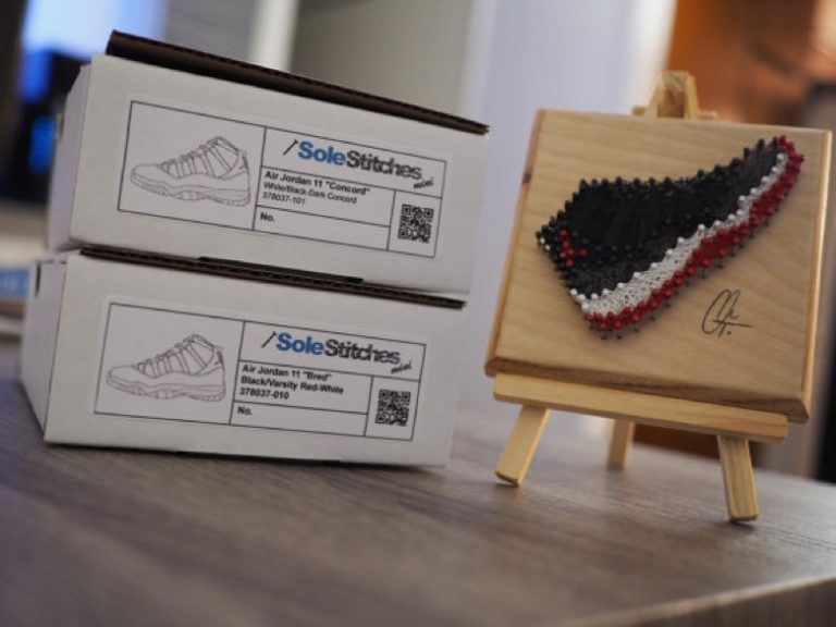 Des sneakers en String Art - Sneakers.fr