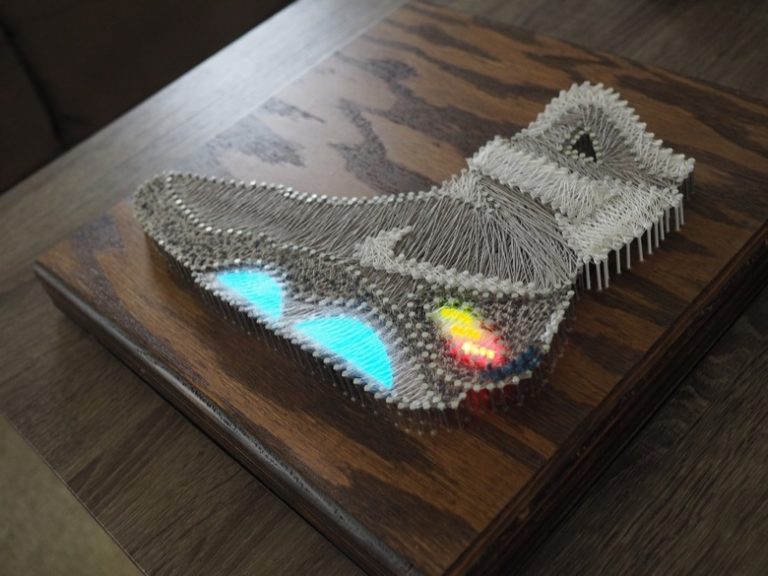 Des sneakers en String Art - Sneakers.fr