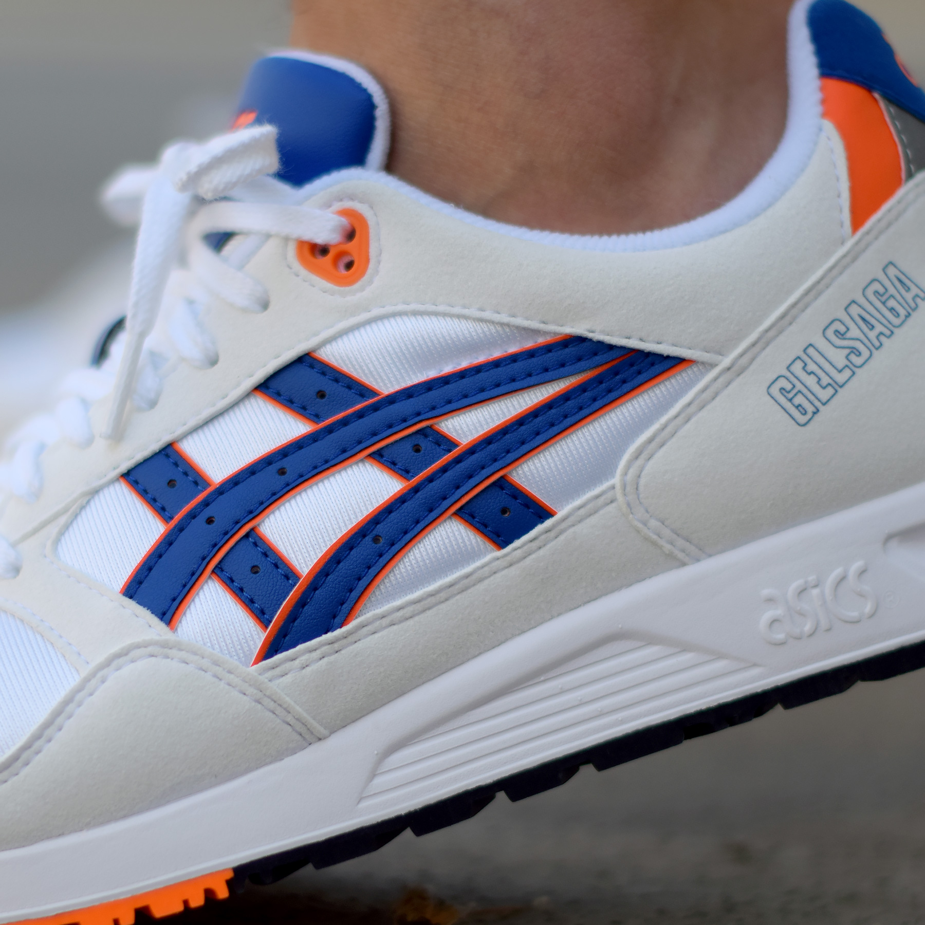 Asics Gel Saga OG – White Blue - Sneakers.fr