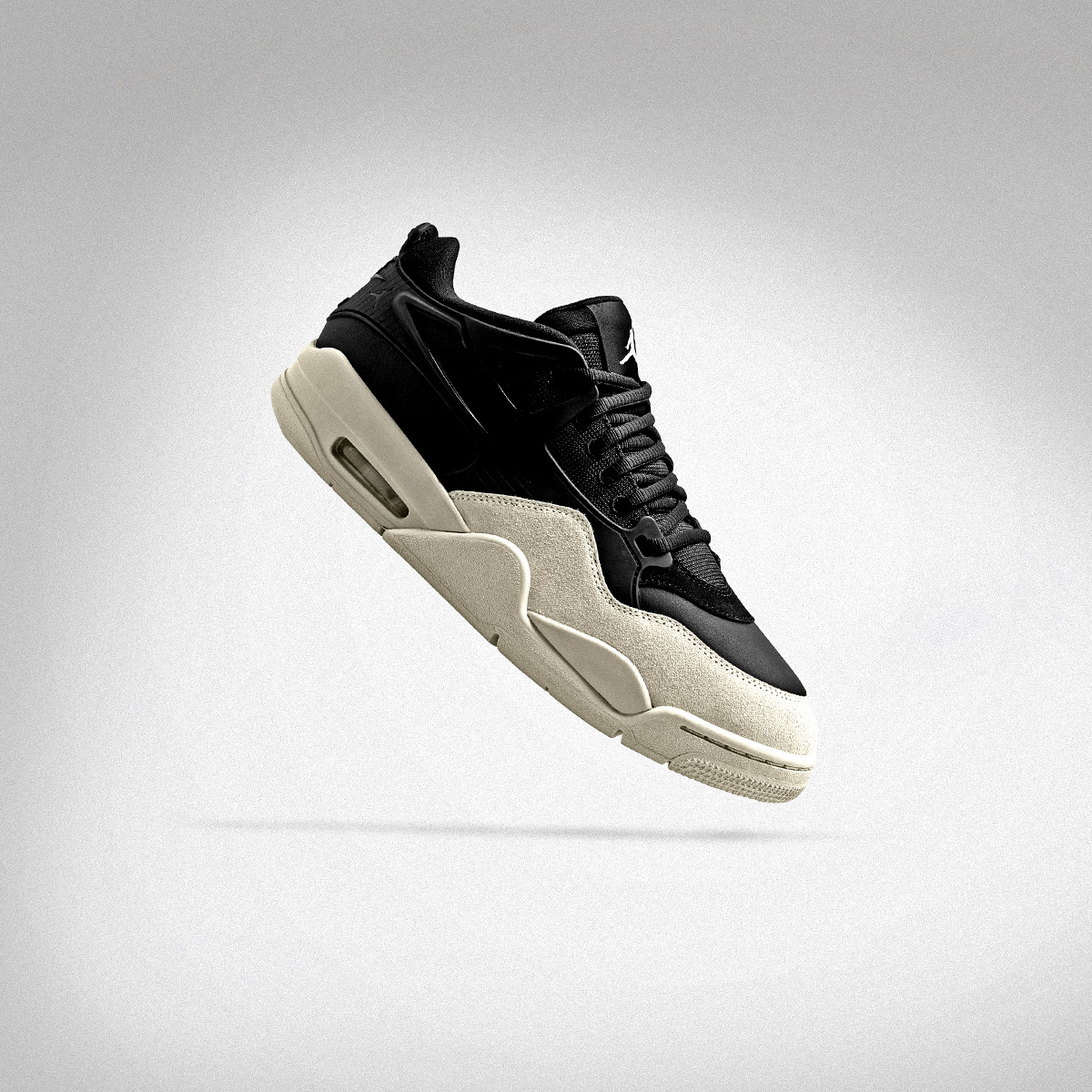 Air Jordan 4 RM Black Light Bone - Sneakers.fr