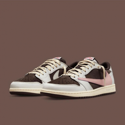 Travis Scott x Air Jordan 1 Low OG SP Pink Pack Spring 2025 - Sneakers.fr