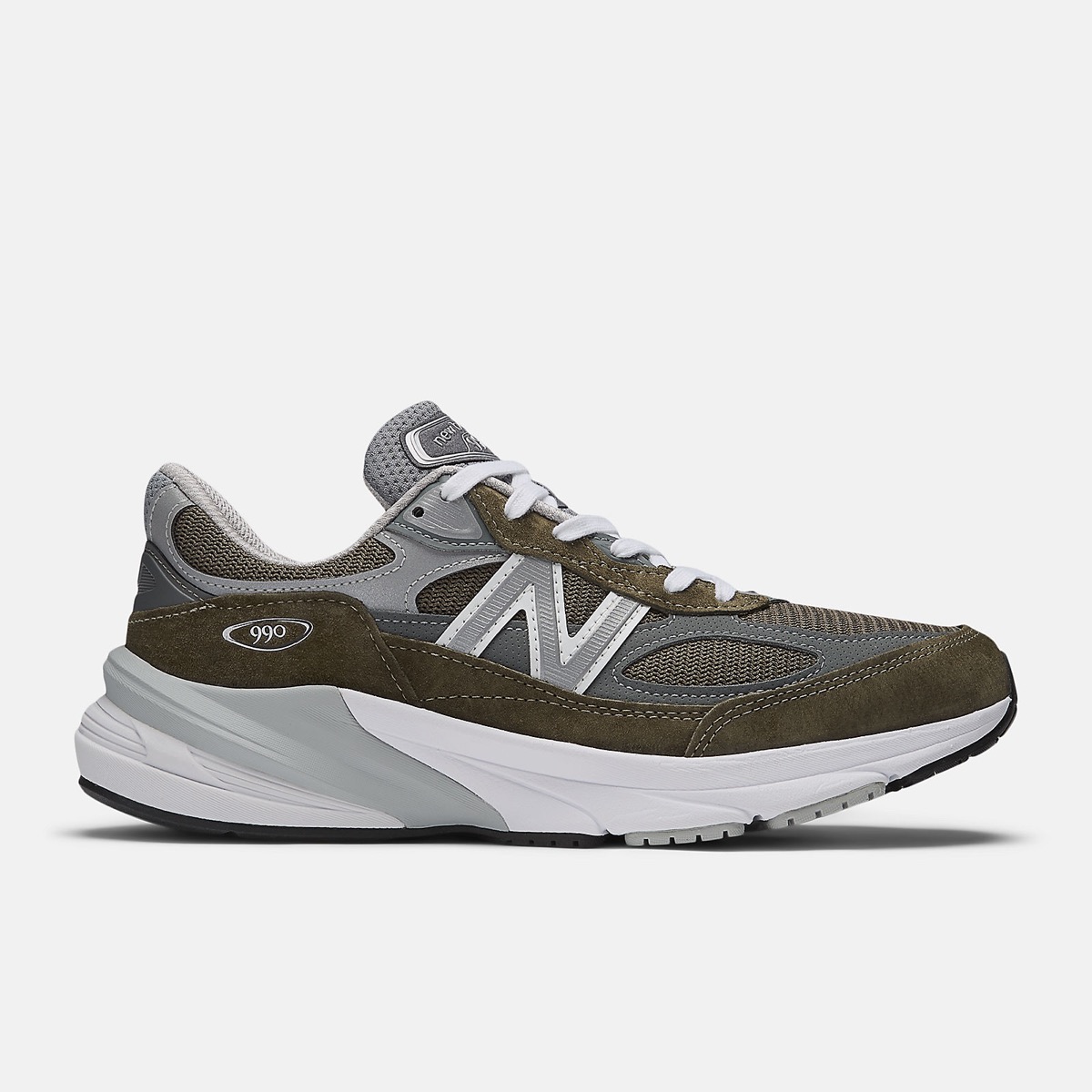 New Balance 990 V6 Olive Grey - Sneakers.fr