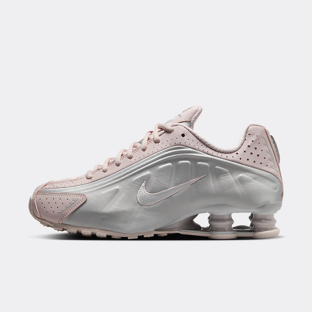 Nike Shox R4 Barely Rose Metallic Platinum - Sneakers.fr