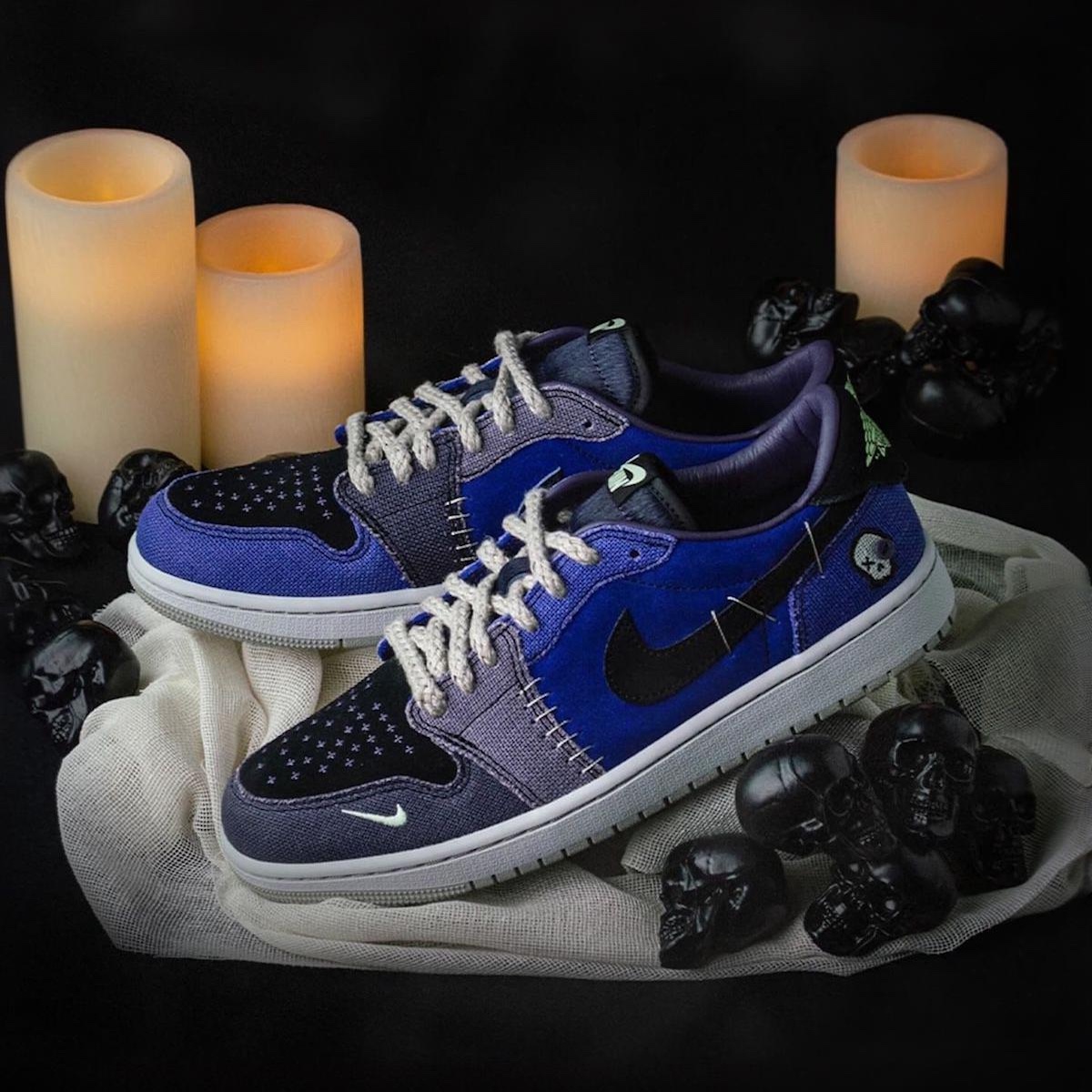 UNDEFEATED x Nike Air Force 1 Celestine Blue - Sneakers.fr