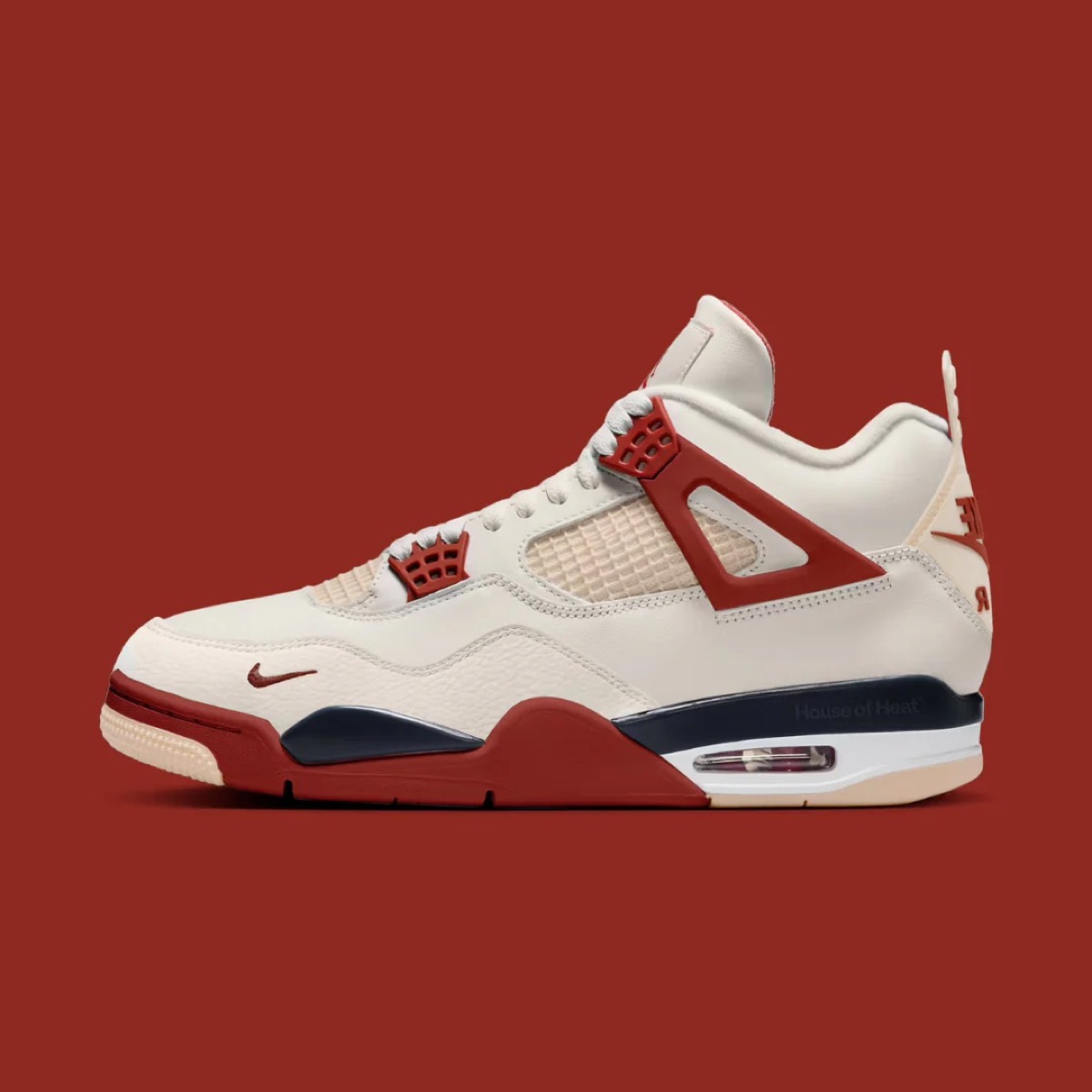 Nigel Sylvester x Air Jordan 4 Sail Cinnabar - Sneakers.fr
